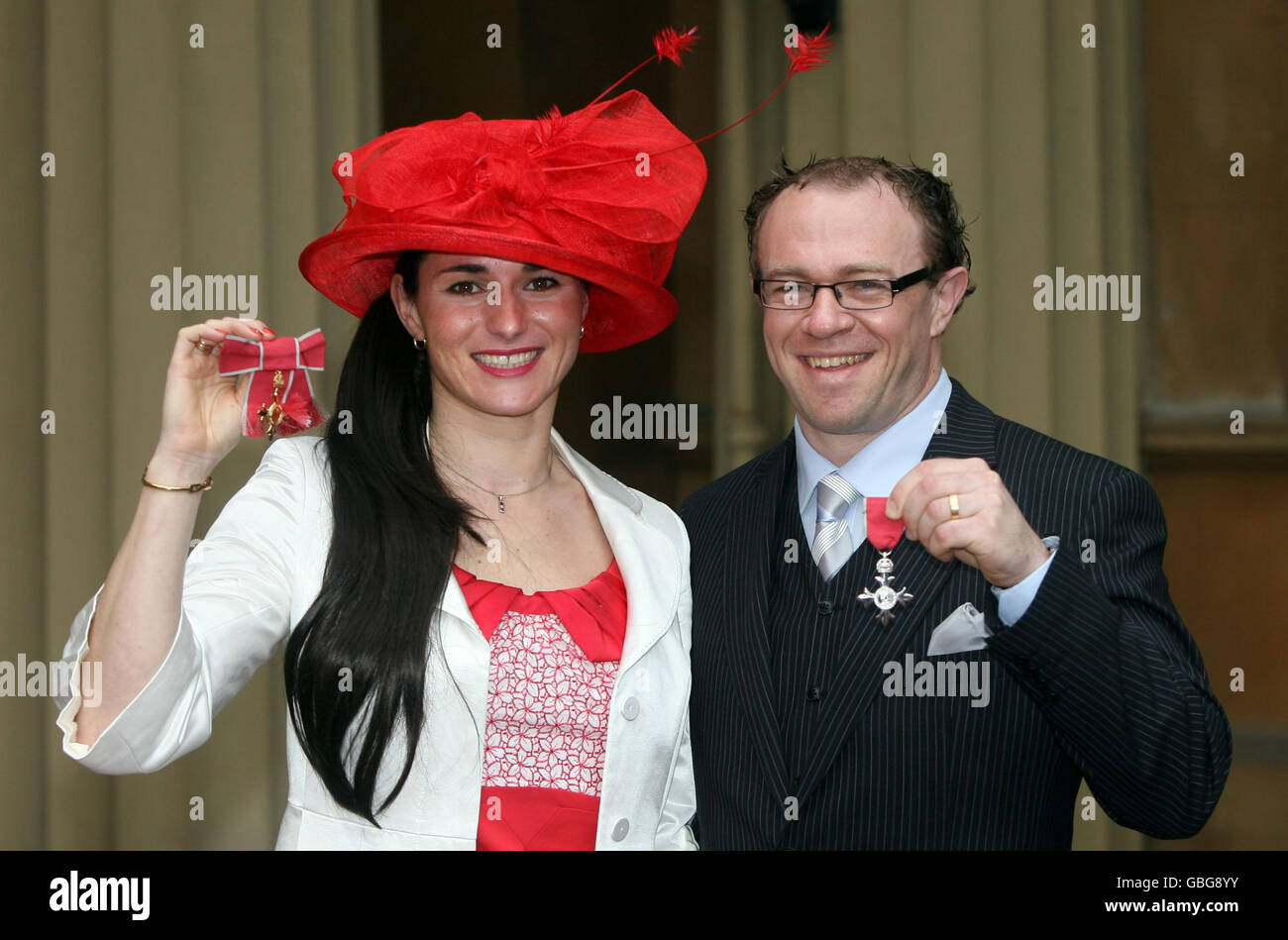 Paralympic cyclists and husband and wife Sarah and Barney Storey at ...
