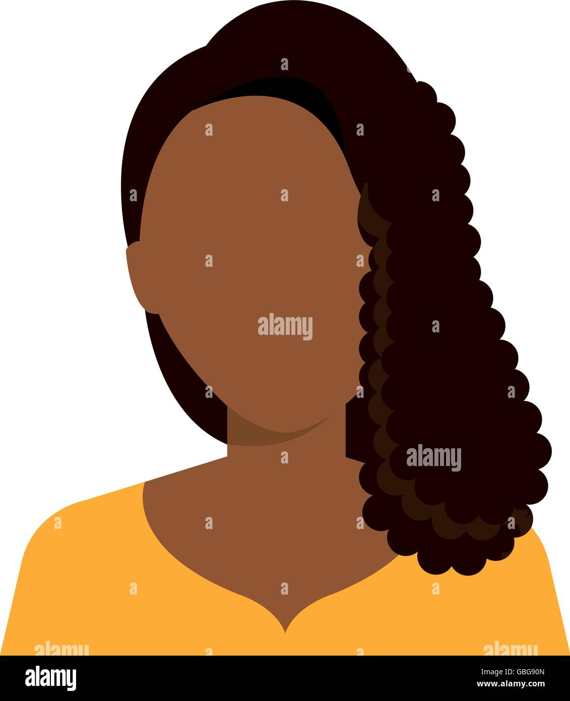 Young executive woman profile icon Stock Vector Image & Art - Alamy