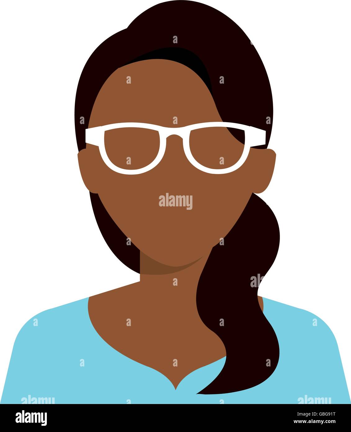 Young executive woman profile icon Stock Vector Image & Art - Alamy