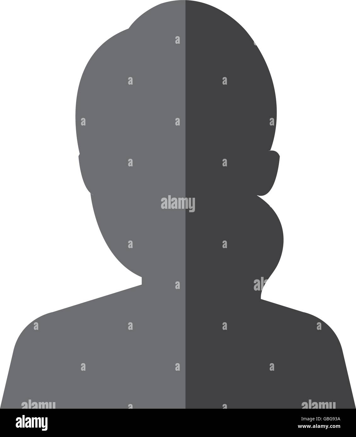 Young executive woman profile icon Stock Vector Image & Art - Alamy