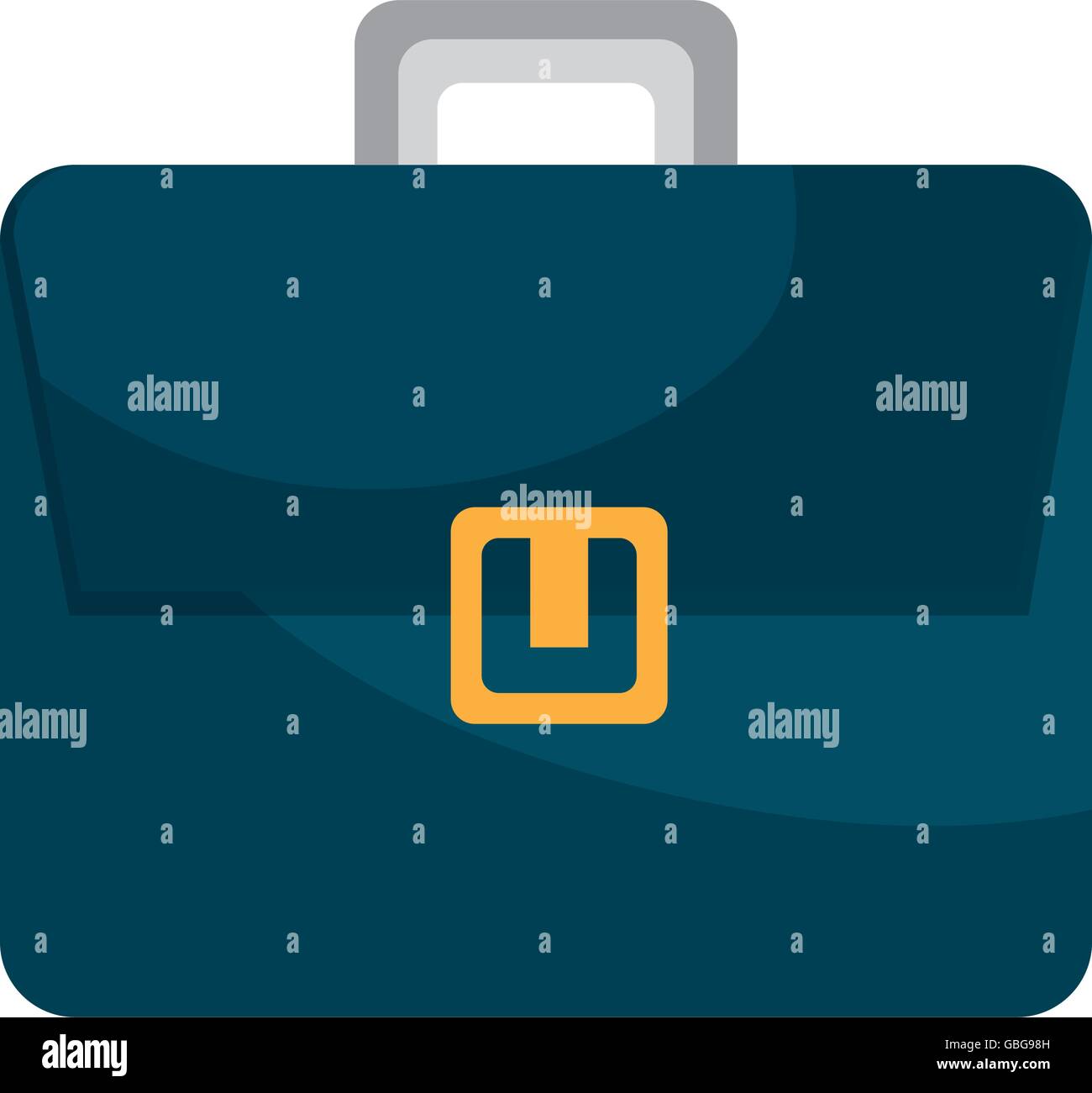 Blue business briefcase male accesorie icon Stock Vector Image & Art ...