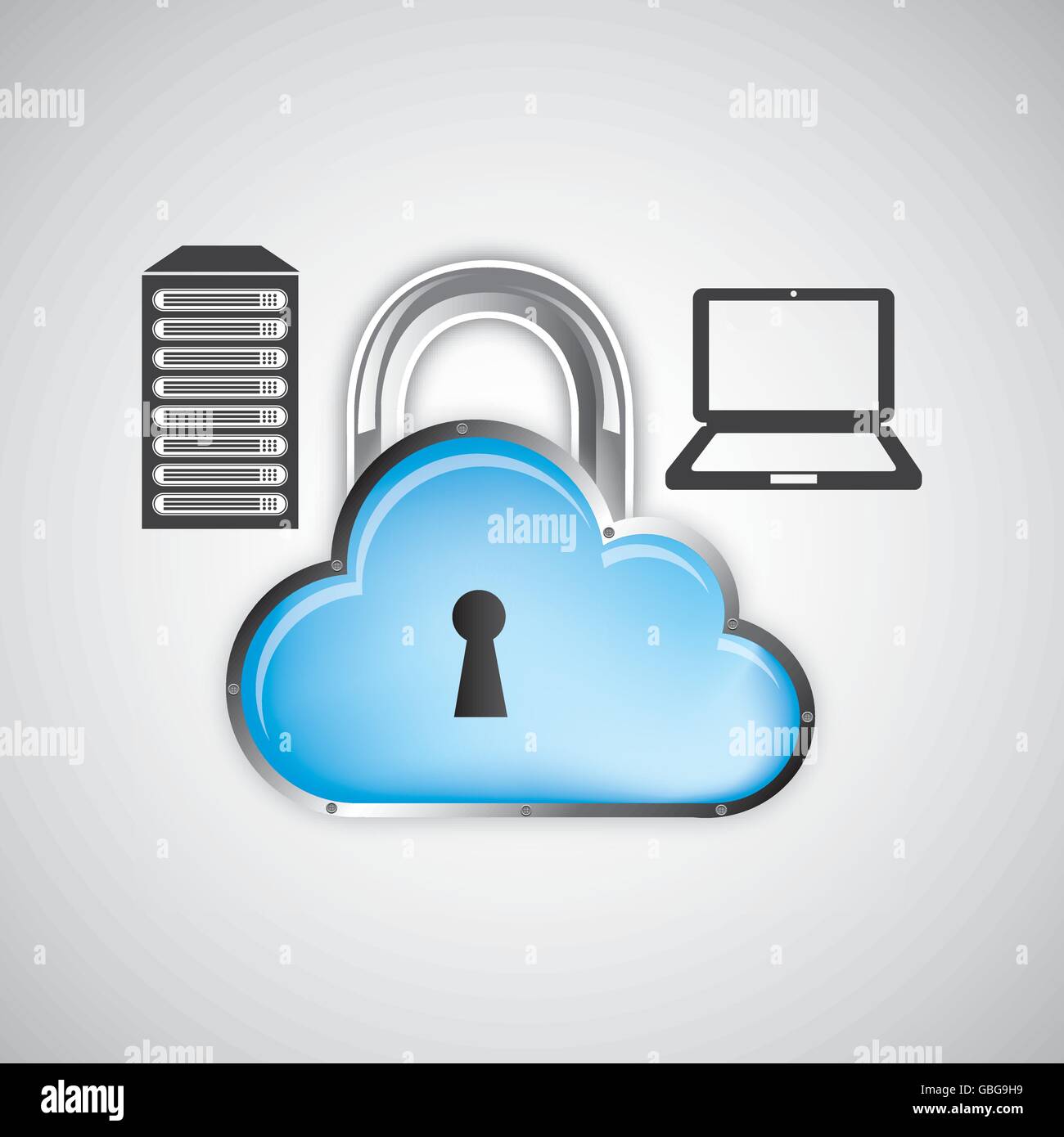 secuity system icon Stock Vector Image & Art - Alamy