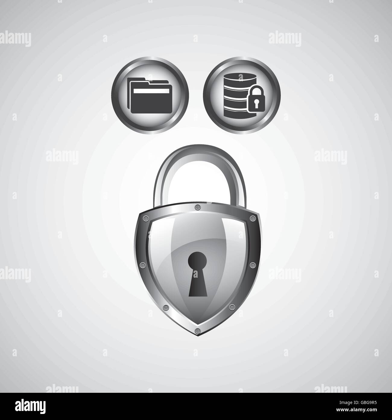 secuity system icon Stock Vector Image & Art - Alamy