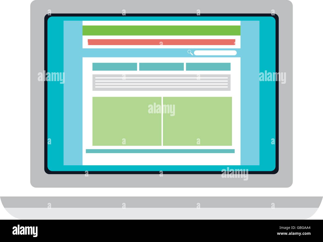 Responsive web design, vector illustration Stock Vector Image & Art - Alamy