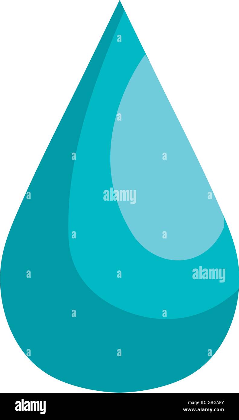 Blue natural drop water theme design, vector illustration Stock Vector ...
