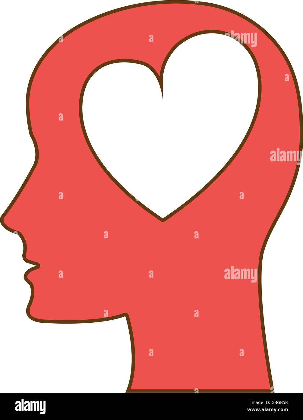 Love and feelings graphic design, vector illustration Stock Vector ...