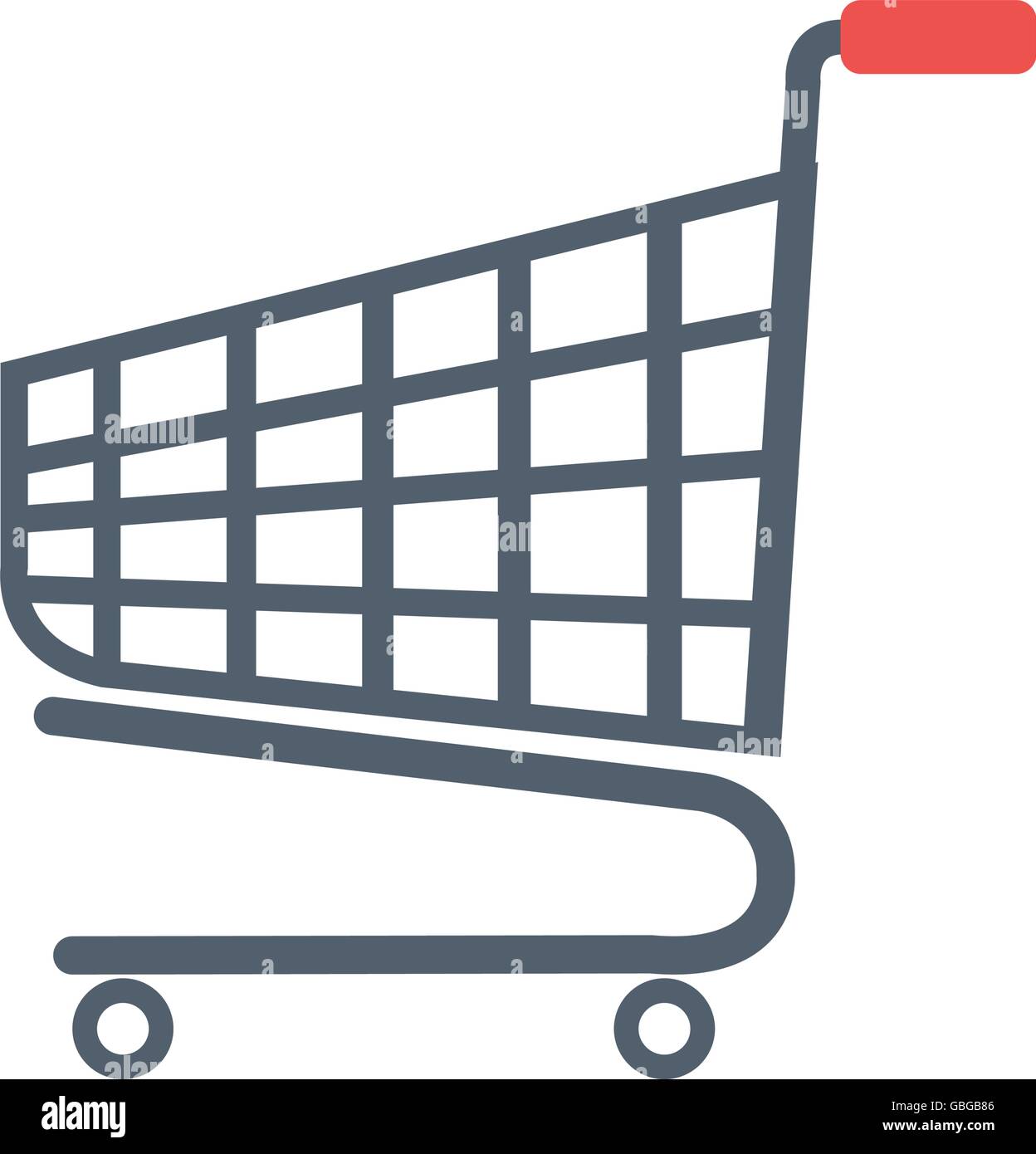 Shopping items isolated flat icon Stock Vector Image & Art - Alamy