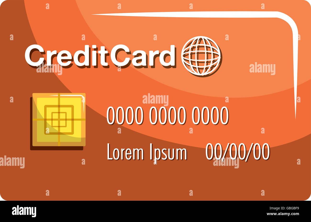 Credit card numbers Stock Vector Images - Alamy