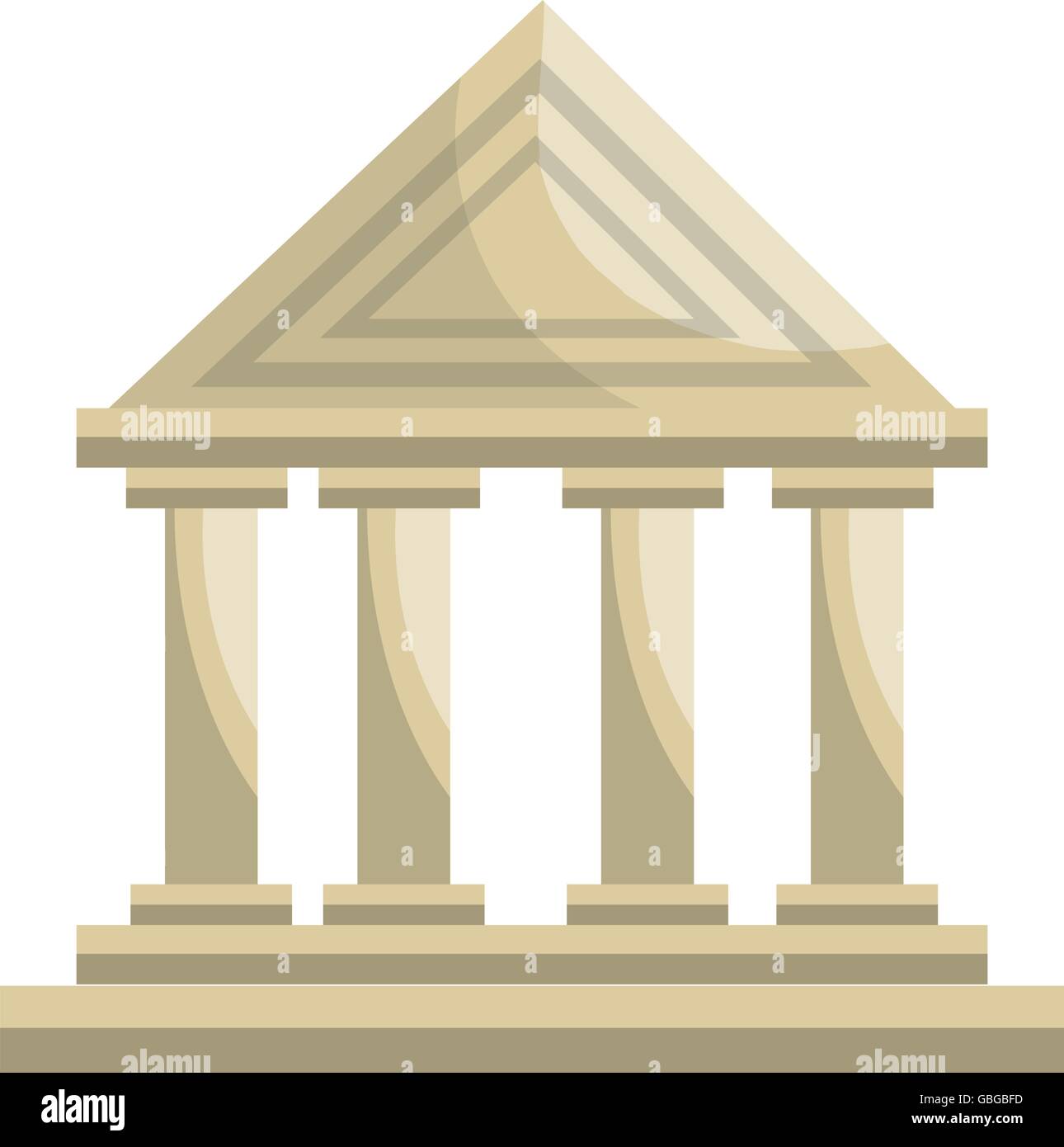 Federal building columns Stock Vector Images - Alamy