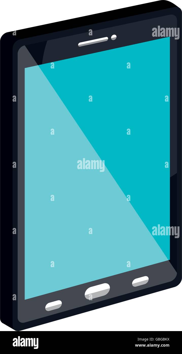 Mobile smartphone device isolated icon Stock Vector Image & Art - Alamy