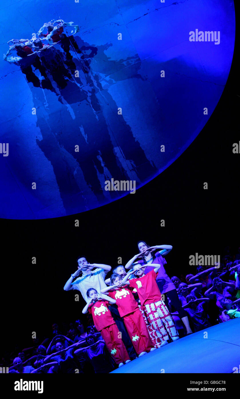 School children perform opera Stock Photo - Alamy