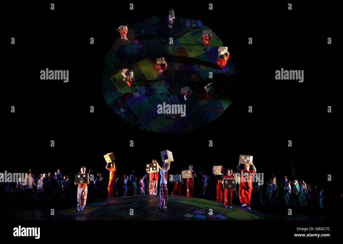 School children perform opera Stock Photo - Alamy