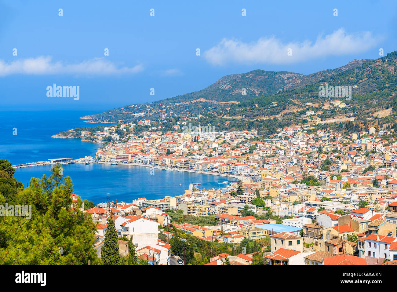 Samos town hi-res stock photography and images - Alamy