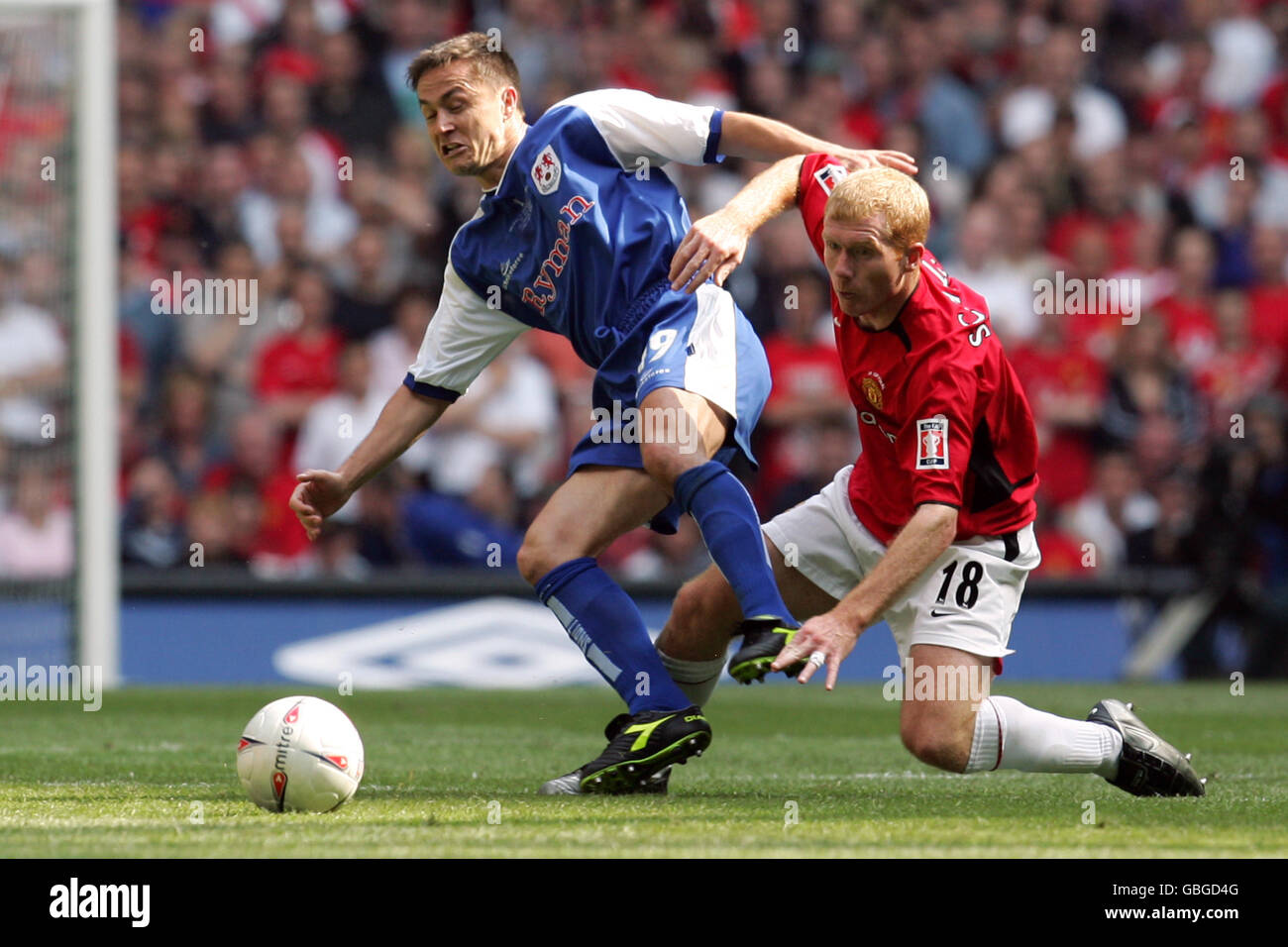 Soccer axa fa cup final manchester united v millwall hi-res stock ...