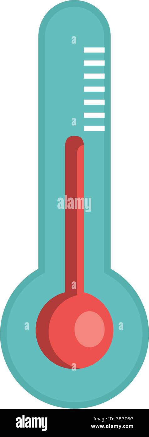 Thermometer isolated flat icon Stock Vector Image & Art - Alamy