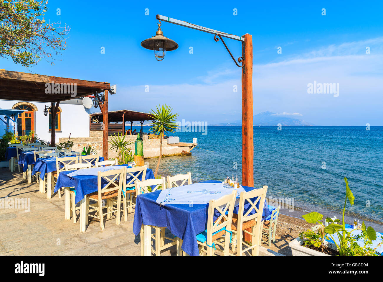 Typical greek fishing village hi-res stock photography and images - Alamy