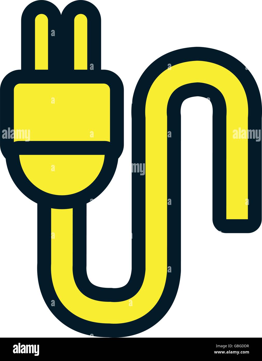 Electric wire isolated flat icon Stock Vector Image & Art - Alamy