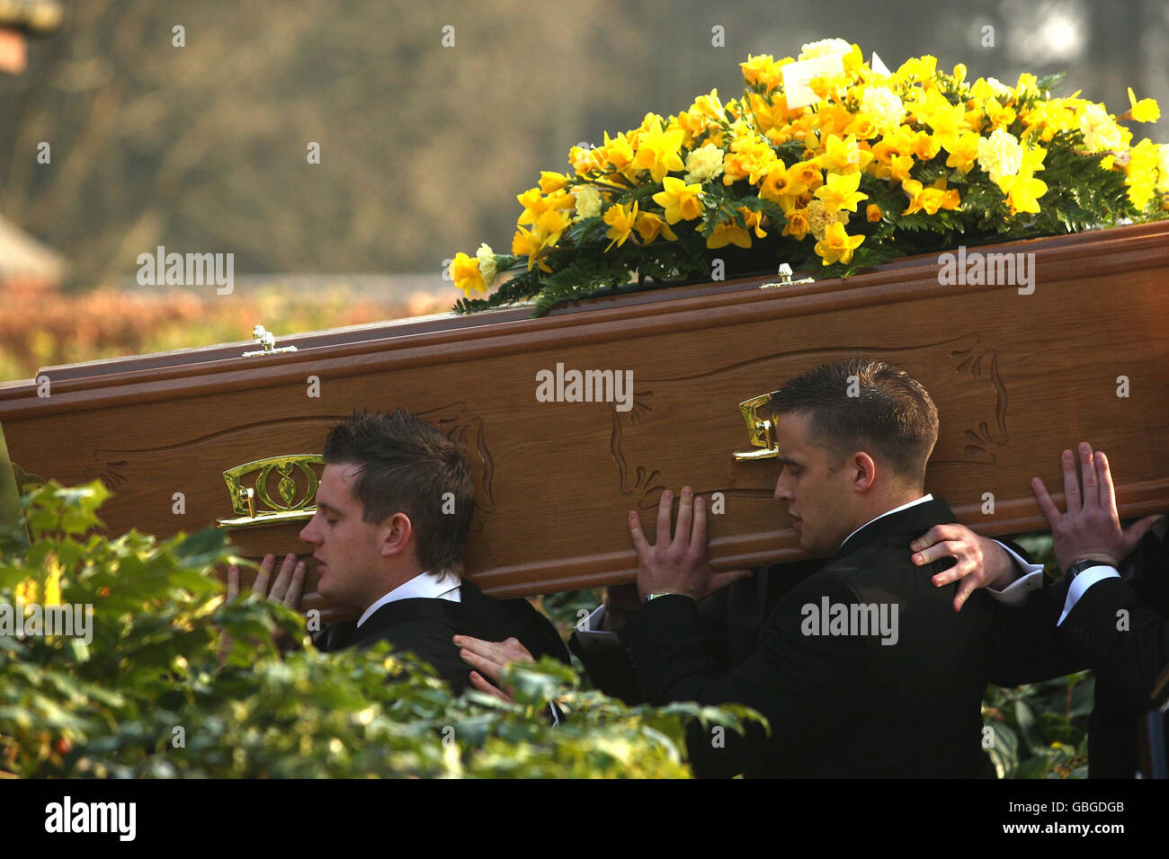 Funeral of Rifleman Jamie Gunn Stock Photo - Alamy