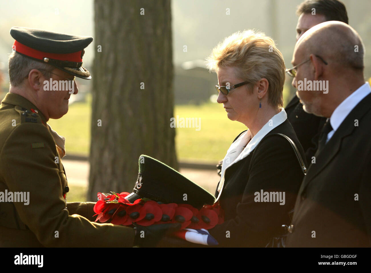 Funeral of Rifleman Jamie Gunn Stock Photo - Alamy