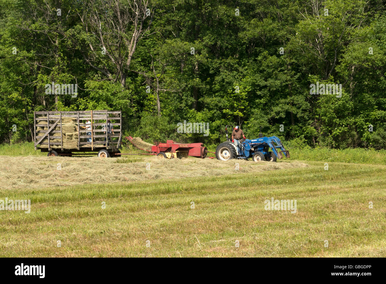 Hay and bailer hi-res stock photography and images - Alamy