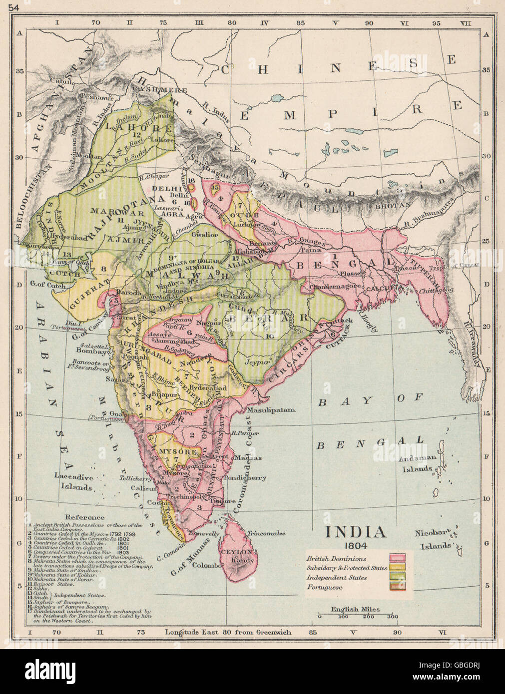 India map red hi-res stock photography and images - Alamy