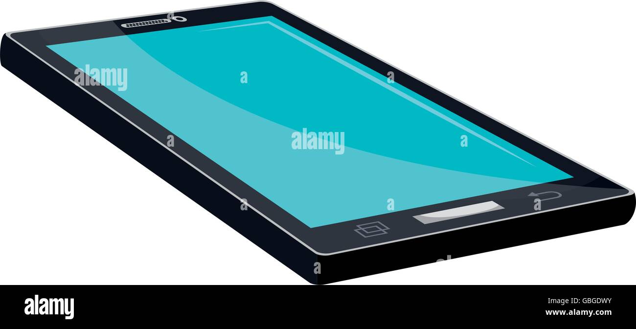 Mobile smartphone isolated flat icon Stock Vector Image & Art - Alamy