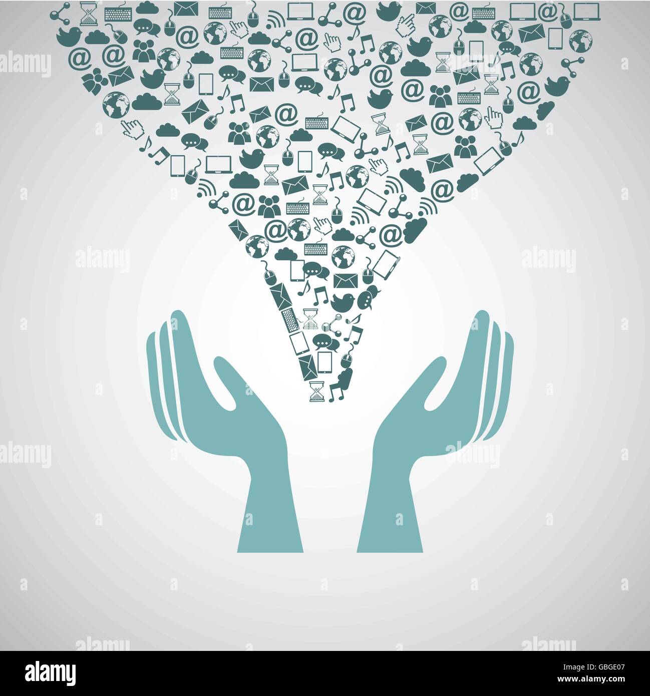technology communication icon Stock Vector Image & Art - Alamy