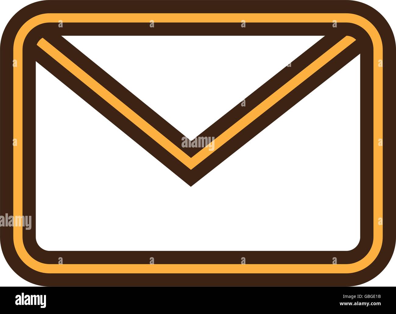 Email or mailing isolated icon design Stock Vector Image & Art - Alamy