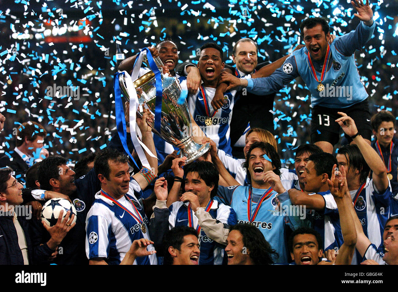 Soccer - UEFA Champions League - Final - Monaco v FC Porto Stock Photo ...