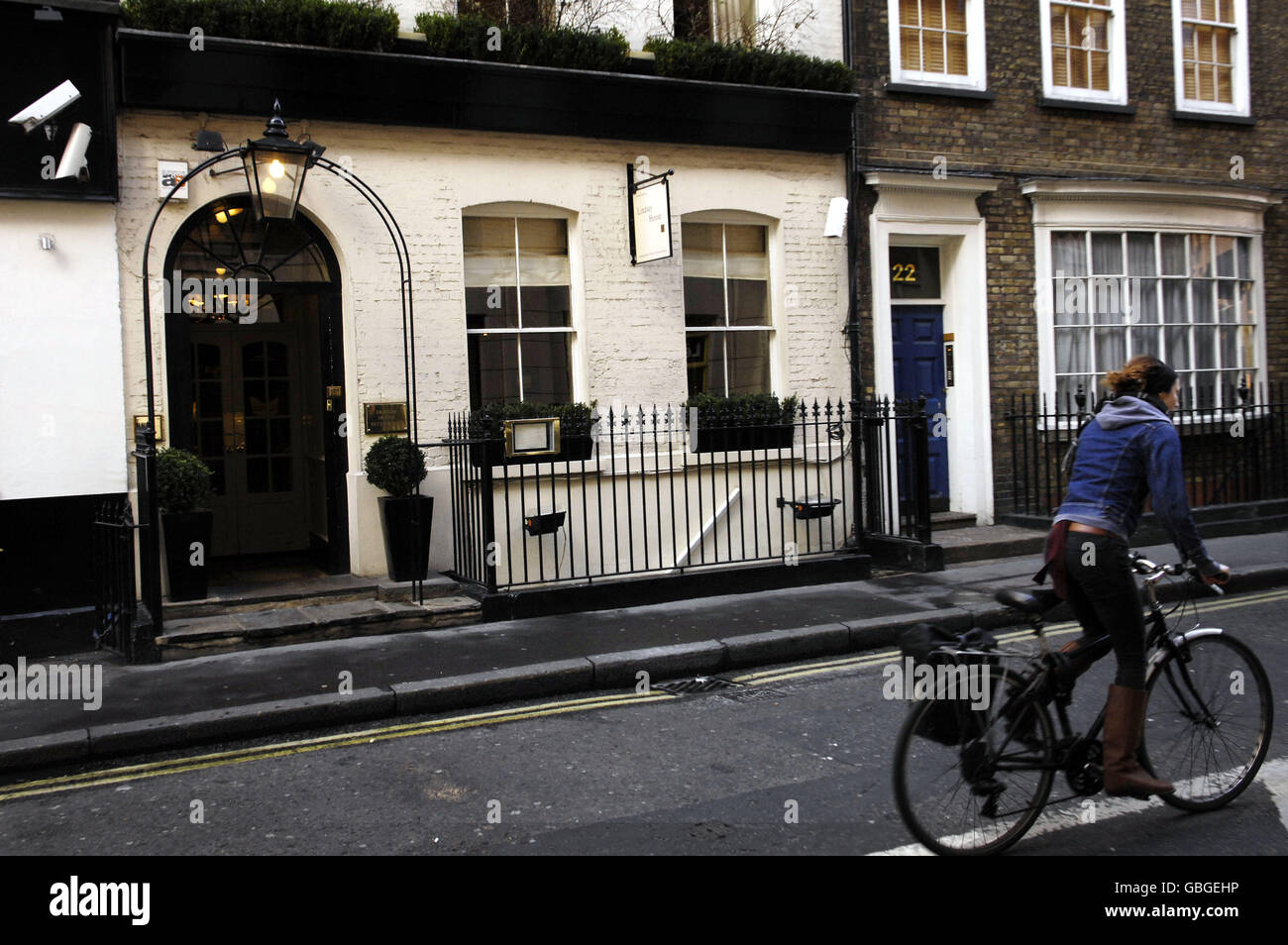 A general view of Lindsay House on London's Romilly Street Stock Photo ...