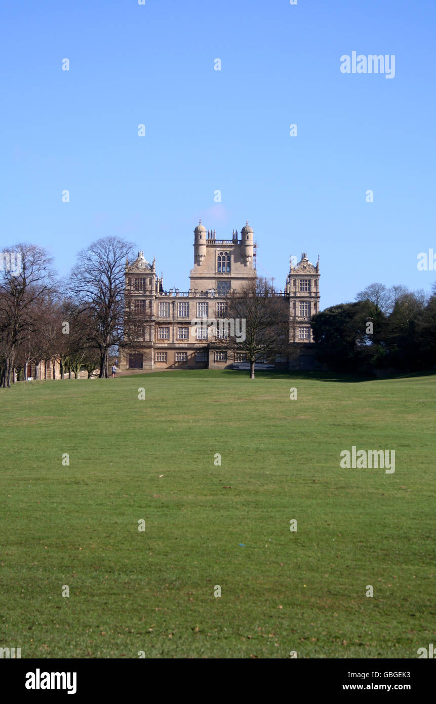 Wollaton Hall. A general view of Wollaton Hall in Nottingham Stock ...