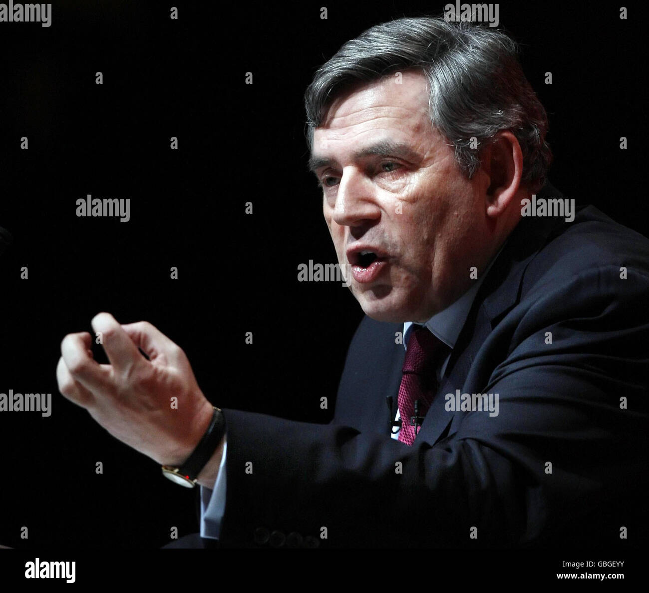 Gordon brown portrait hi-res stock photography and images - Alamy