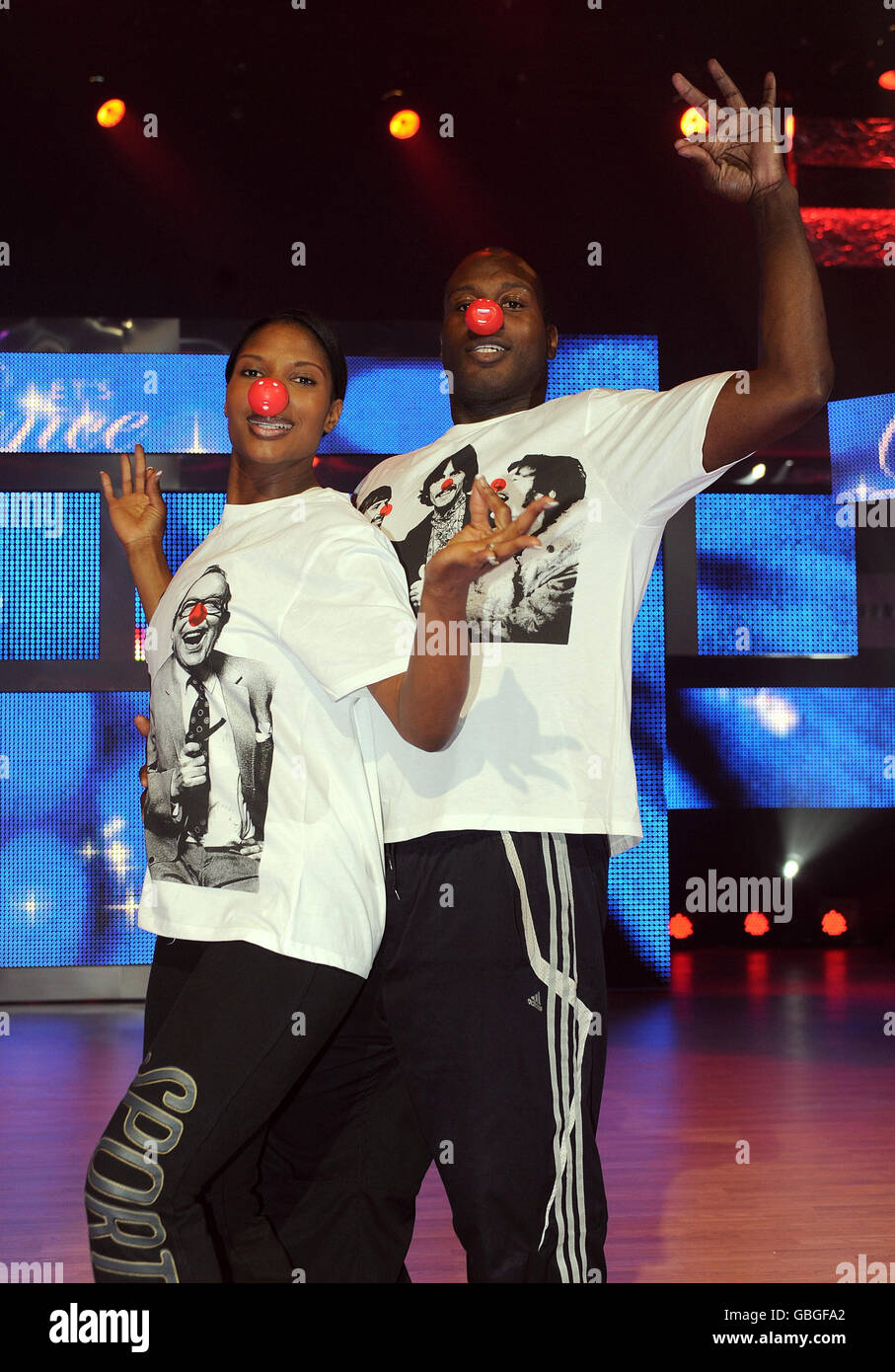 Let's Dance for Comic Relief - Rehearsals Stock Photo - Alamy