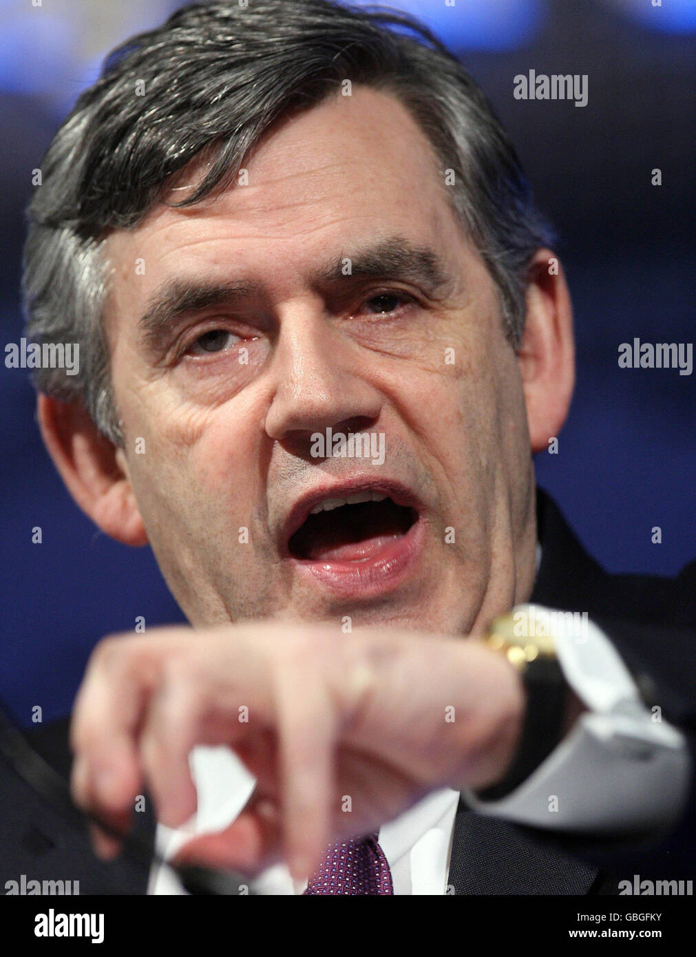 Politics head shot speaking gesturing hi-res stock photography and ...