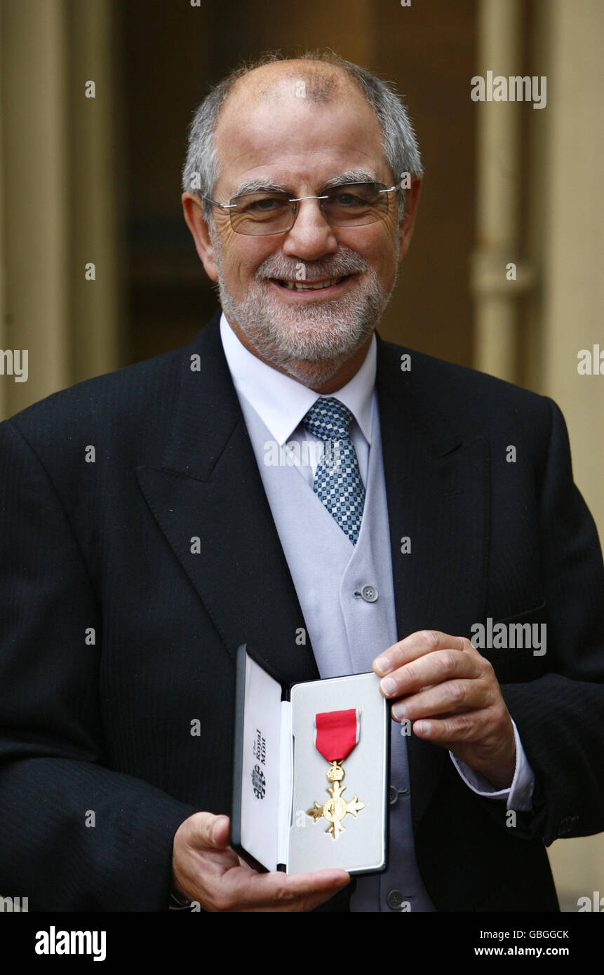 Roger Harvey, from Halifax, West Yorkshire at Buckingham Palace in ...