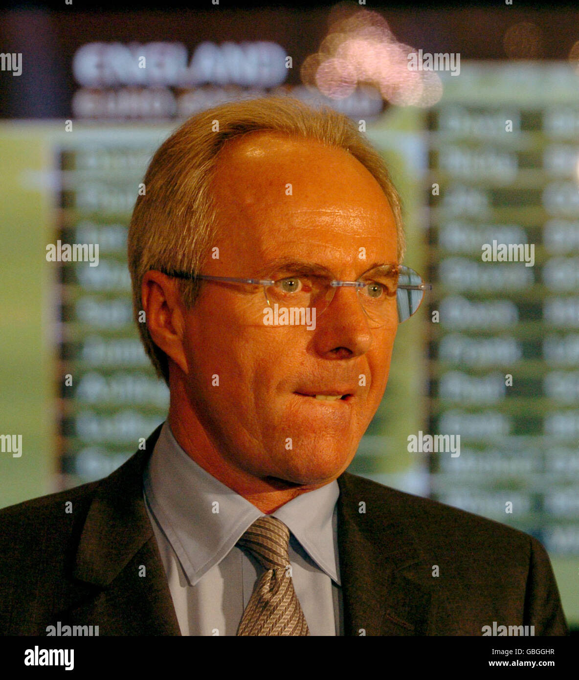 European championship 2004 squad announcement hi-res stock photography ...