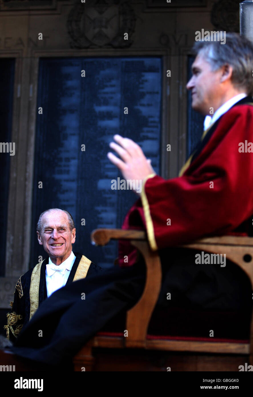 New Edinburgh University rector Stock Photo - Alamy