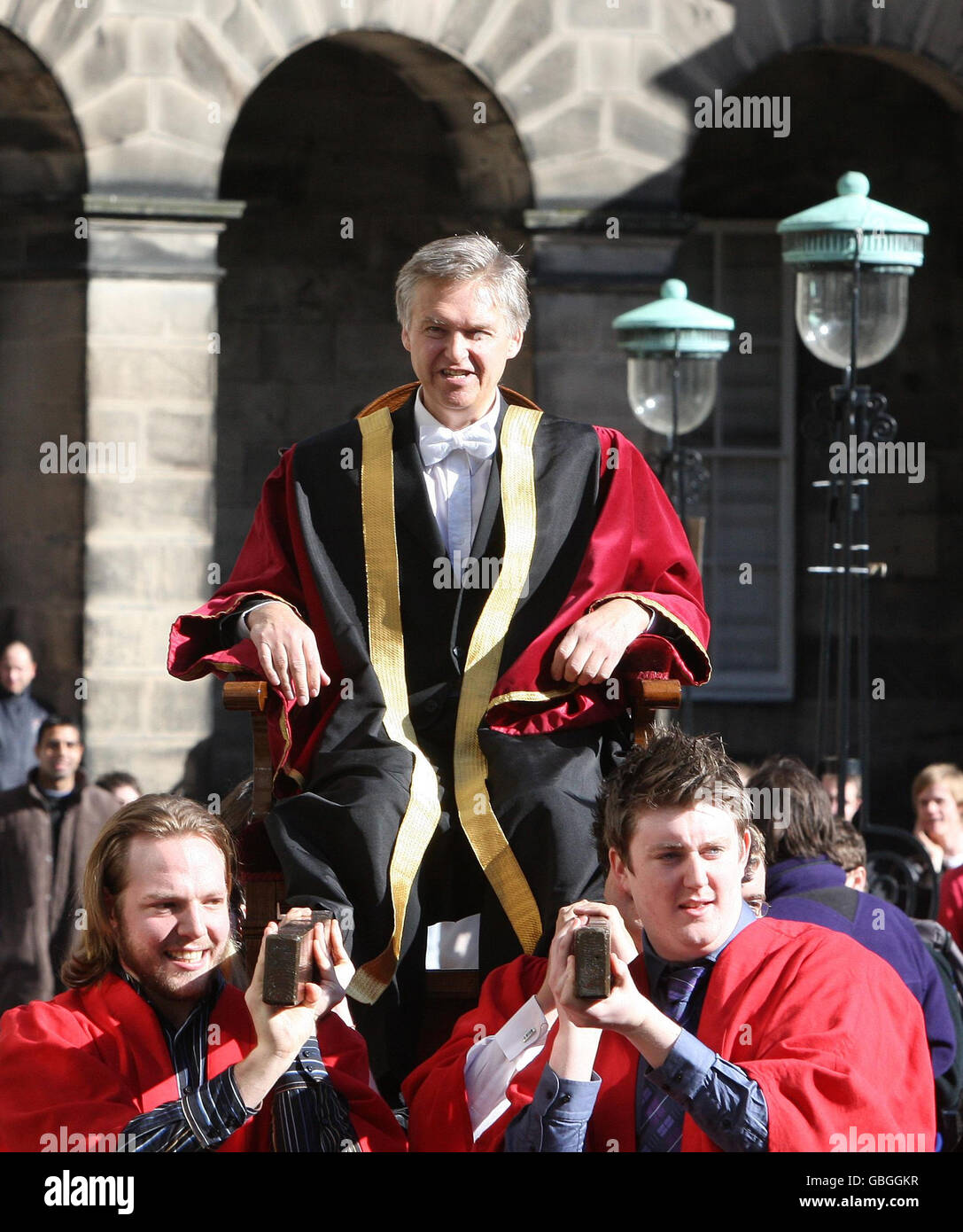 New Edinburgh University rector Stock Photo - Alamy