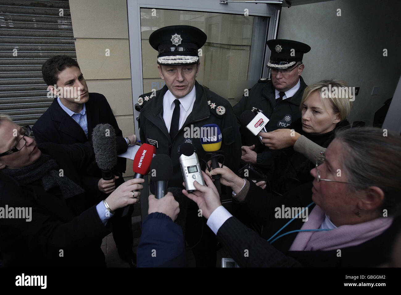 Police officer shot in Northern Ireland Stock Photo - Alamy