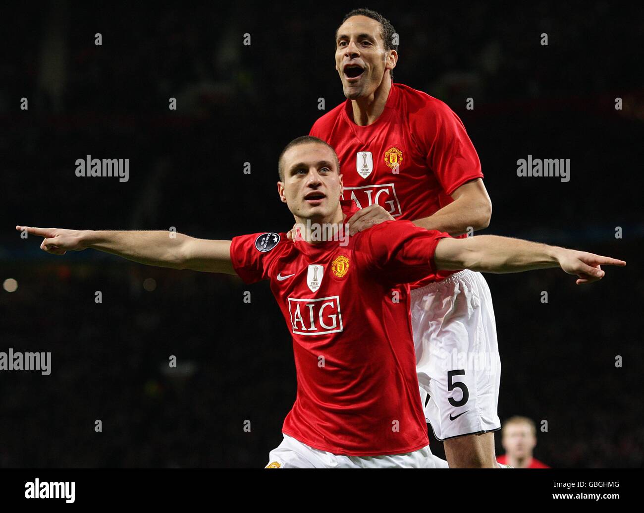 Ferdinand vidic goal hi-res stock photography and images - Alamy