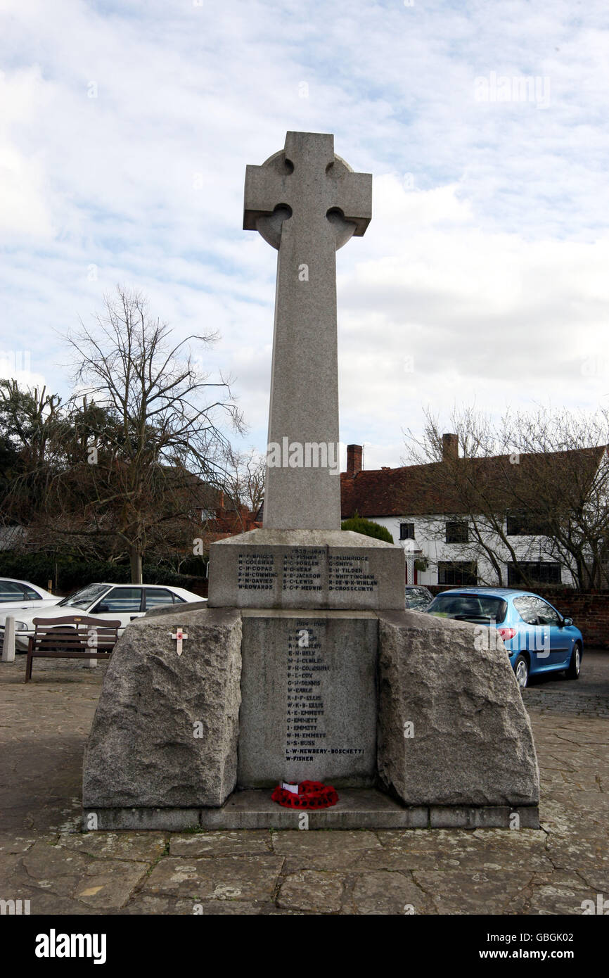 Generic picture war memorial in cookham in berkshire hi-res stock ...