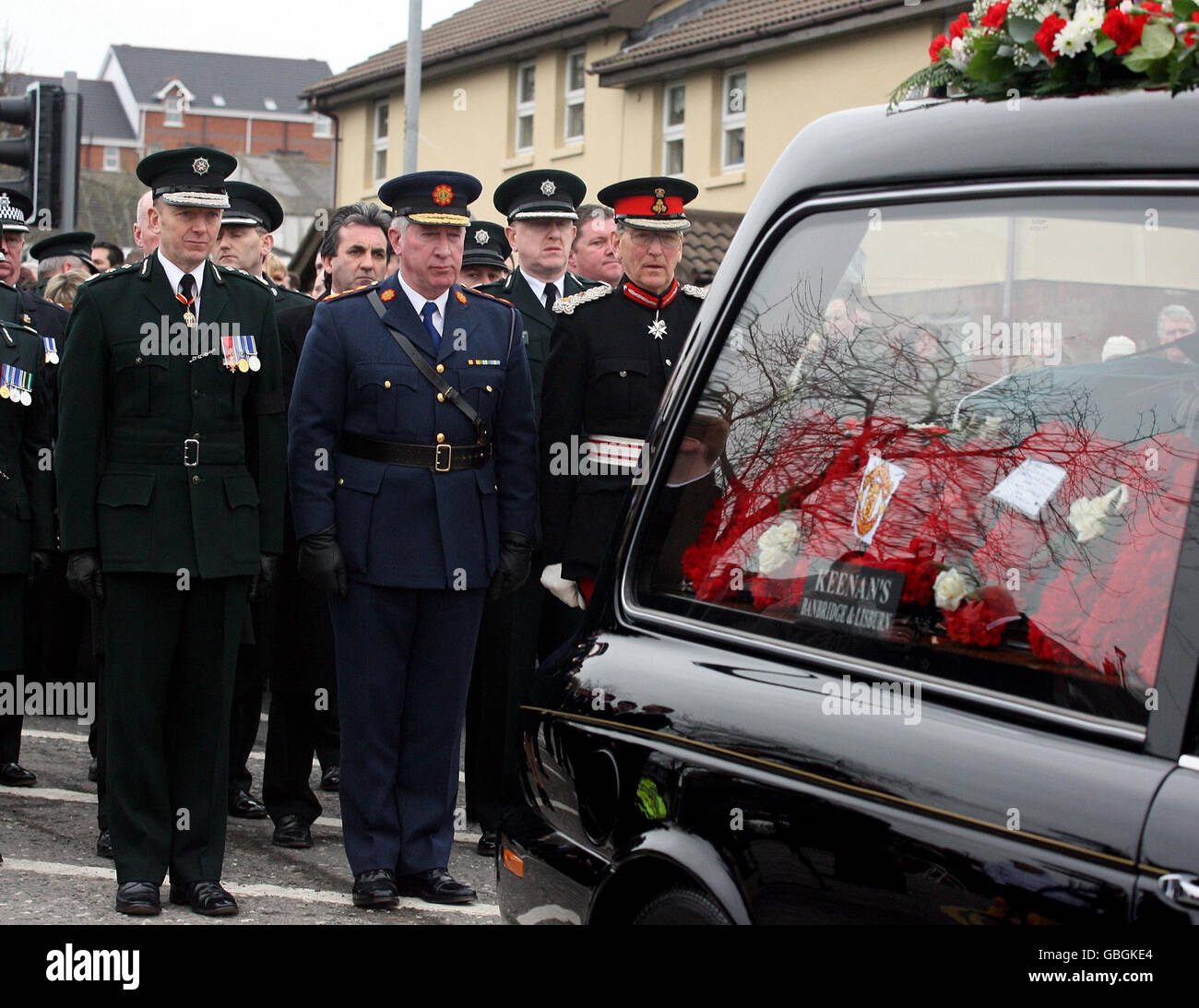 Police officer shot in Northern Ireland Stock Photo - Alamy