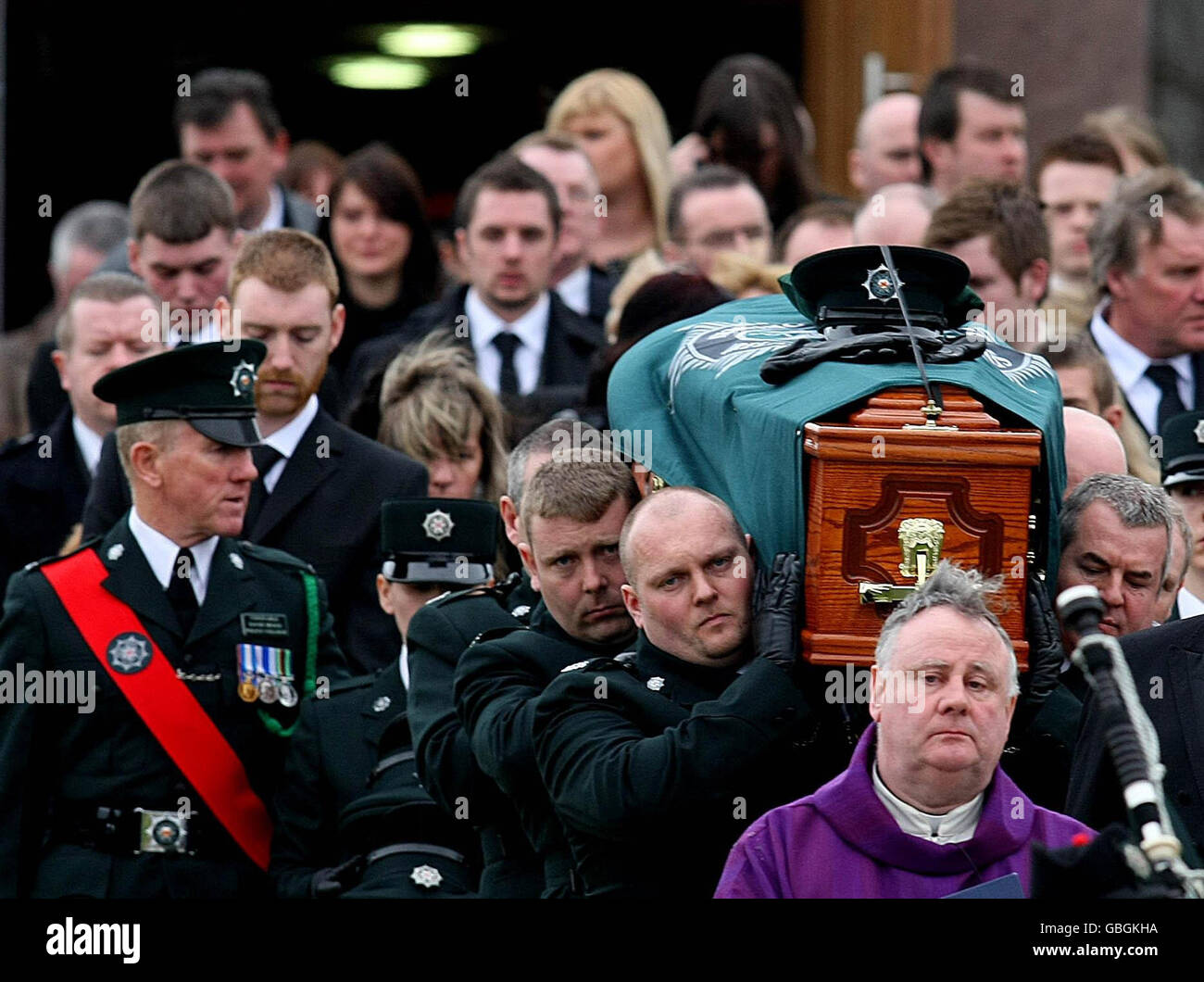 Police officer shot in Northern Ireland Stock Photo - Alamy