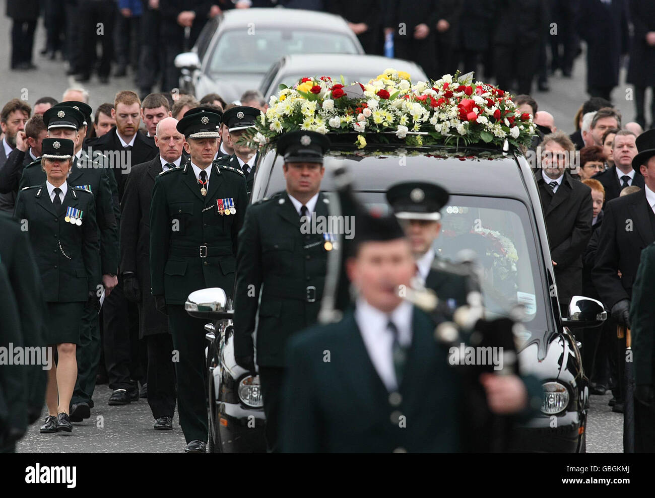 Police officer shot in Northern Ireland Stock Photo - Alamy