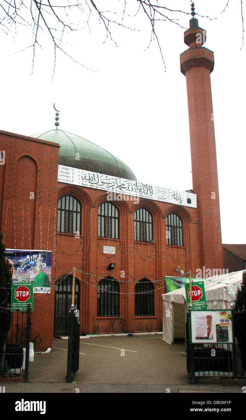 General view of the Bury Park Mosque in Luton.. General view of the ...