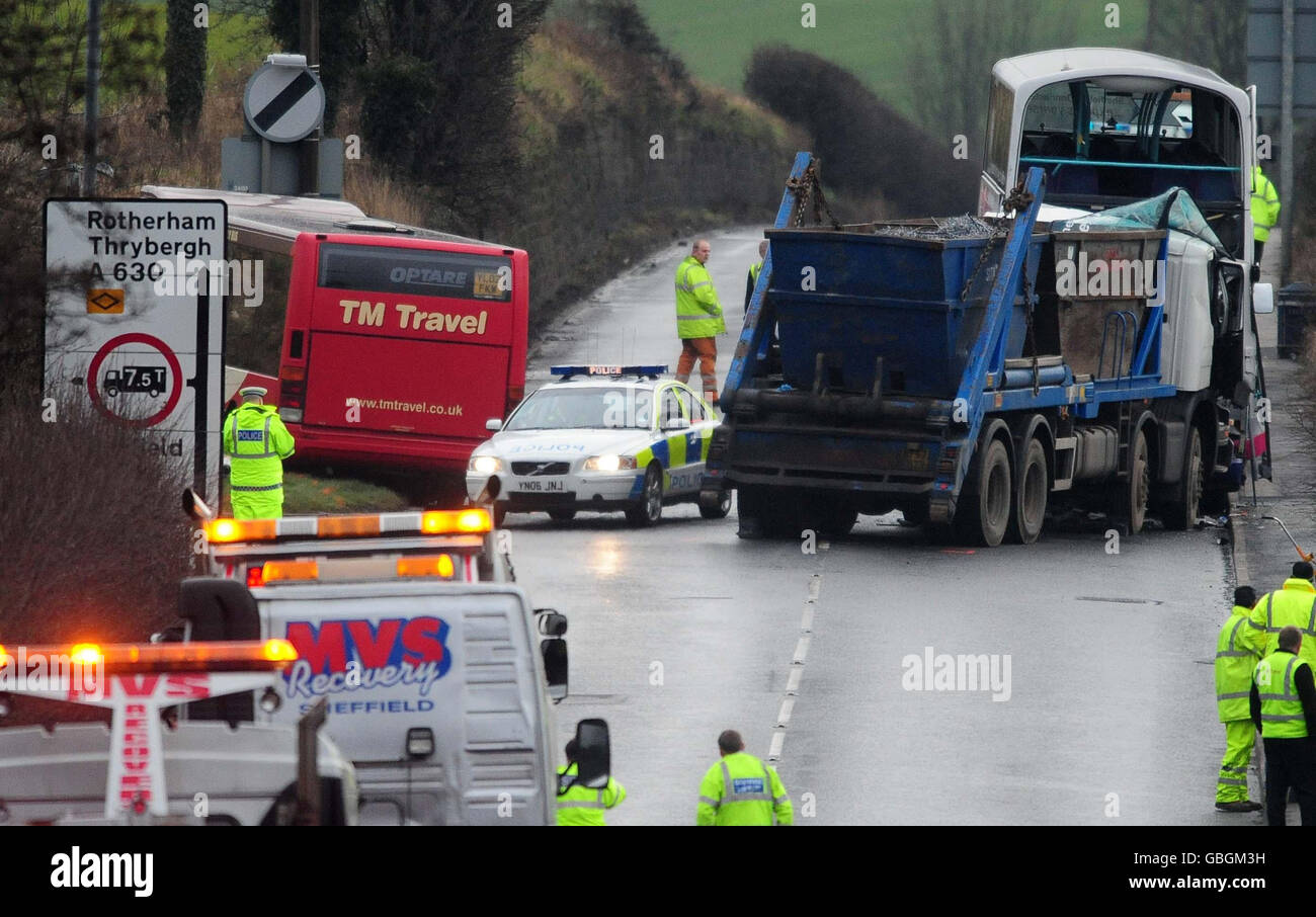 Crushed buses hi-res stock photography and images - Alamy