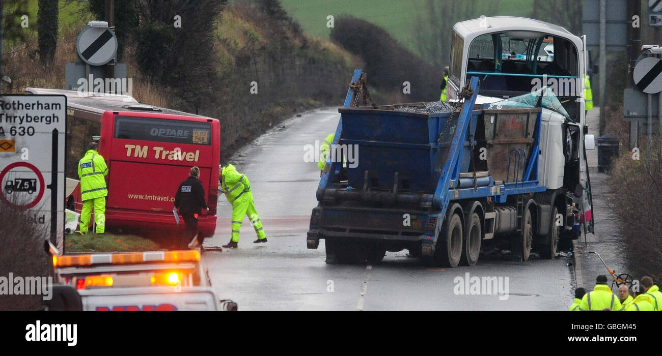 Crushed buses hi-res stock photography and images - Alamy