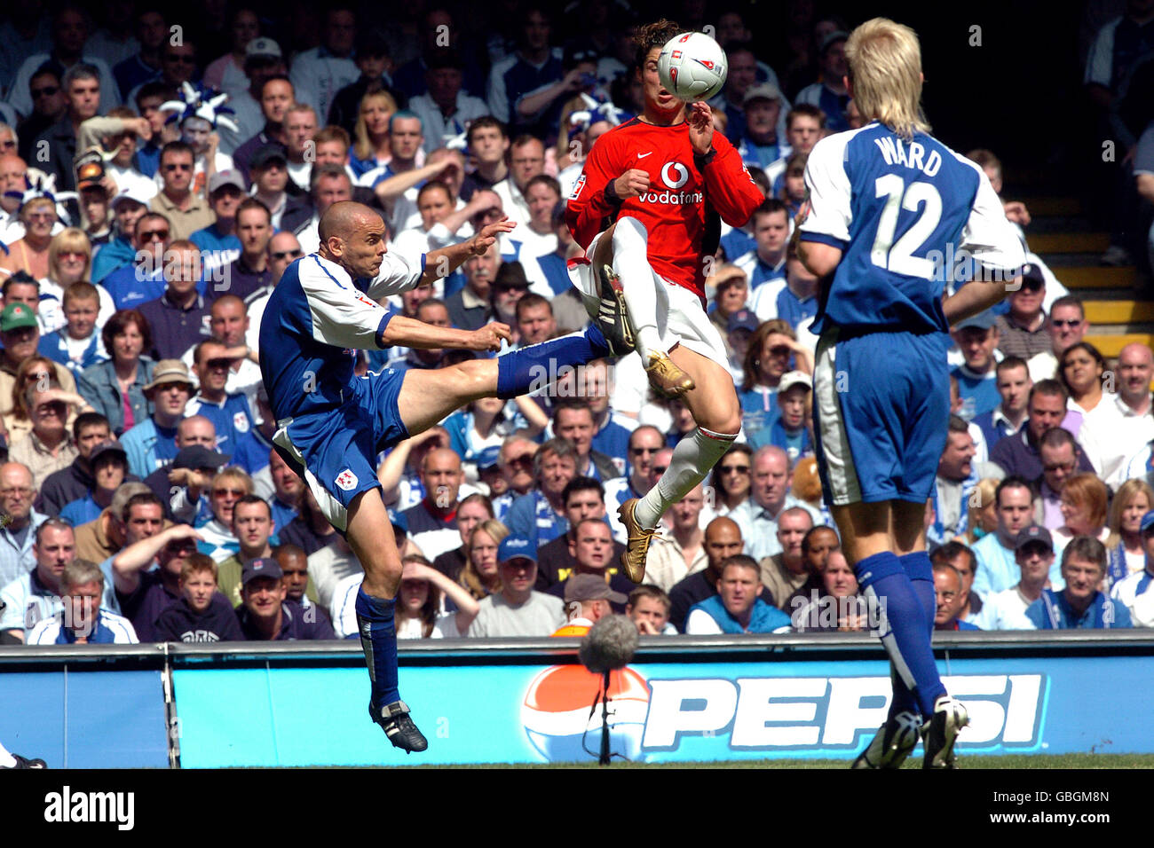 Soccer axa fa cup final manchester united v millwall hi-res stock ...