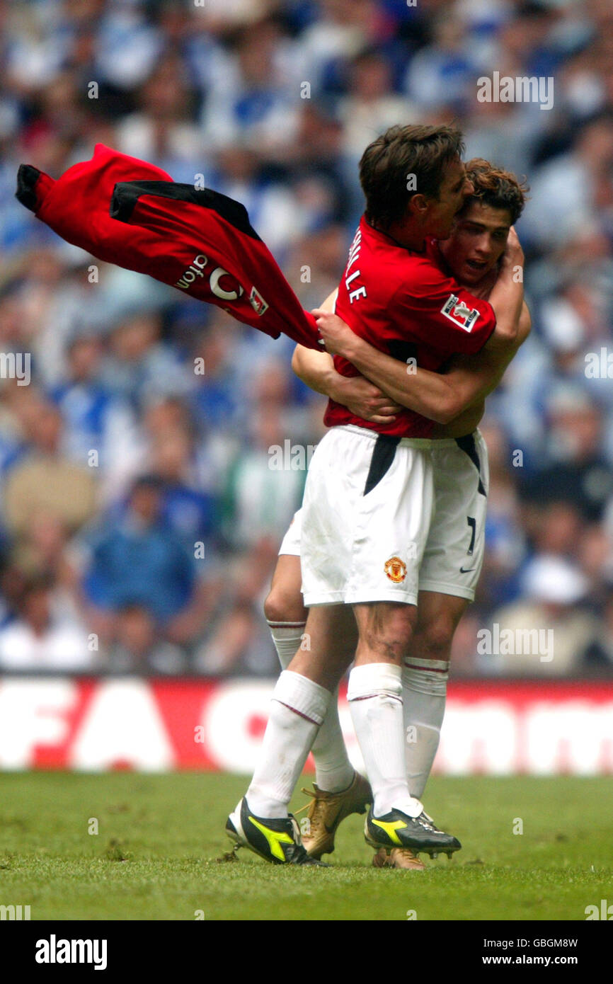 Soccer - AXA FA Cup - Final - Manchester United v Millwall Stock Photo ...