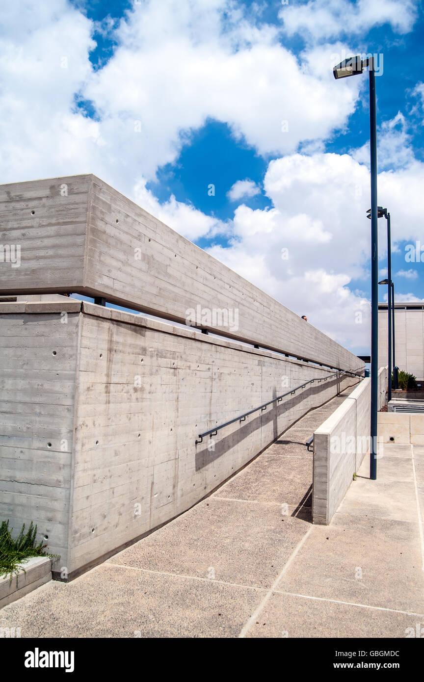 Entrance of Israeli museum building, Jerusalem, Israel Stock Photo - Alamy